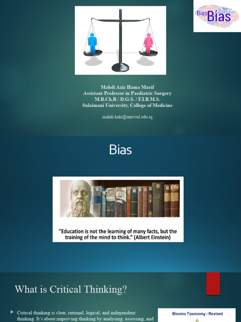 Critical Thinking 2-1 (Bias 1) | Download Free PDF | Thought | Heuristic