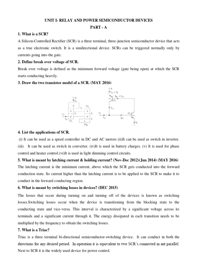 MR 3392 Eda Five Units Notes Prof - SK | PDF | Mosfet | Field Effect ...