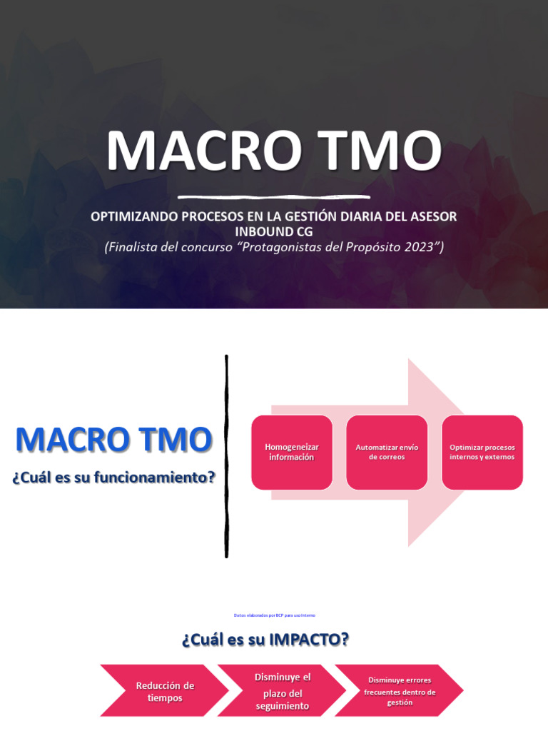 Macro Tmo | PDF