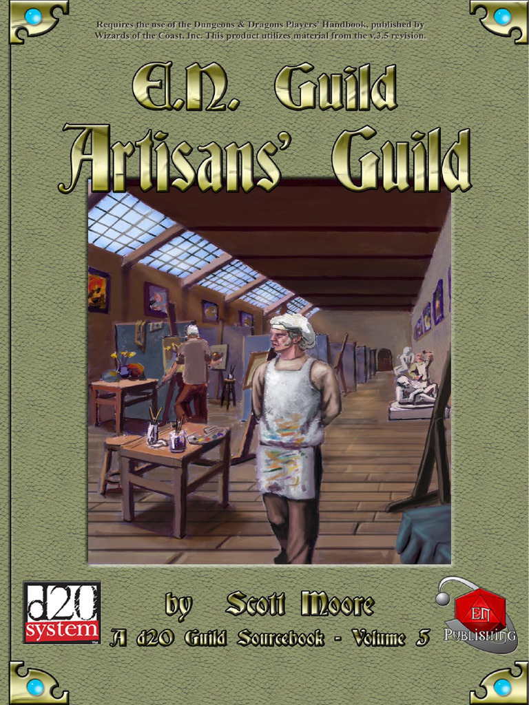 E.N. Guilds - Artisan's Guild | PDF | Guild | Journeyman