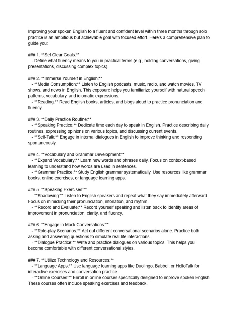 English | PDF | English Language | Fluency