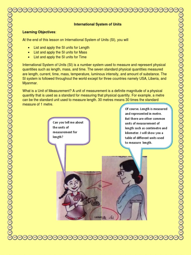 International System of Units | PDF | Units Of Measurement | Measurement