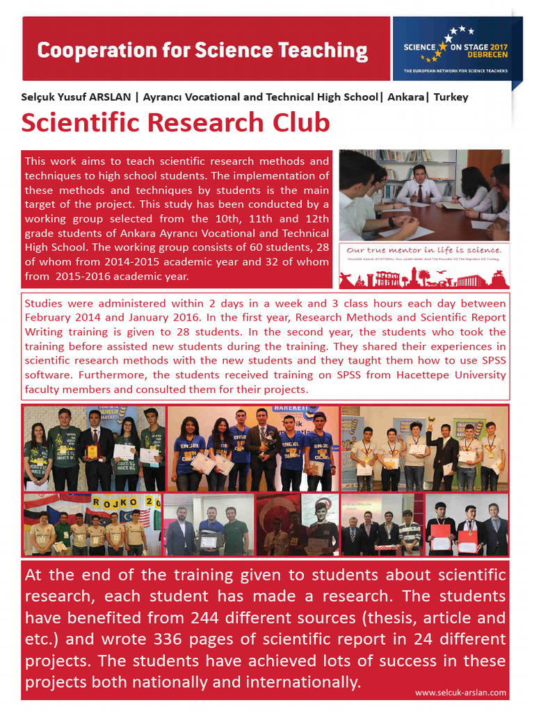 E - Cooperation For Science Teaching - Part 3 | PDF | Science | Science ...