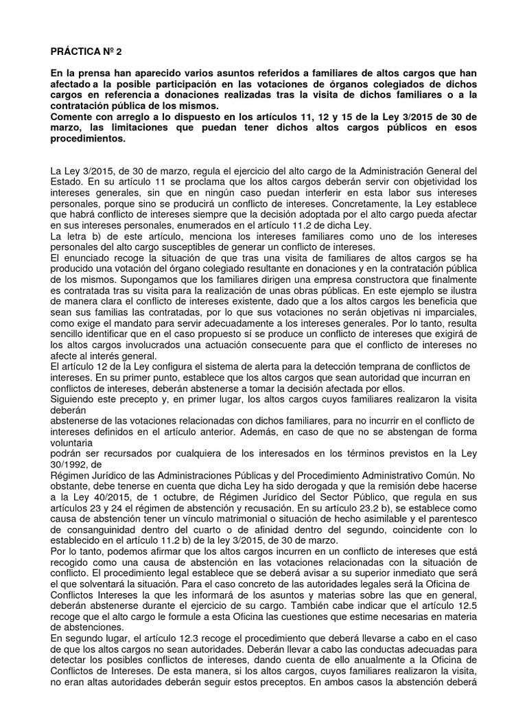 Práctica 2 D. Admin I | PDF | Gobierno