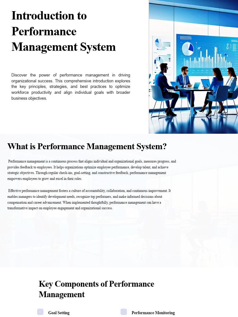 Introduction To Performance Management System | PDF | Goal | Performance Indicator