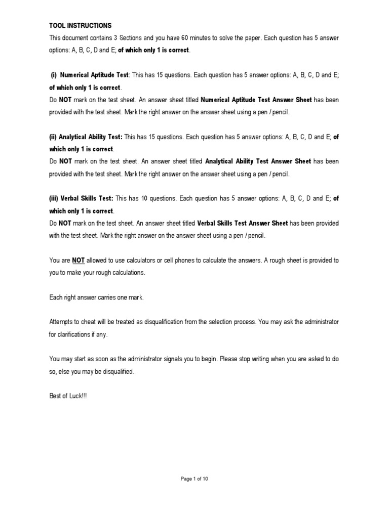 Mock Test | PDF | Test (Assessment) | Battle Of Gettysburg