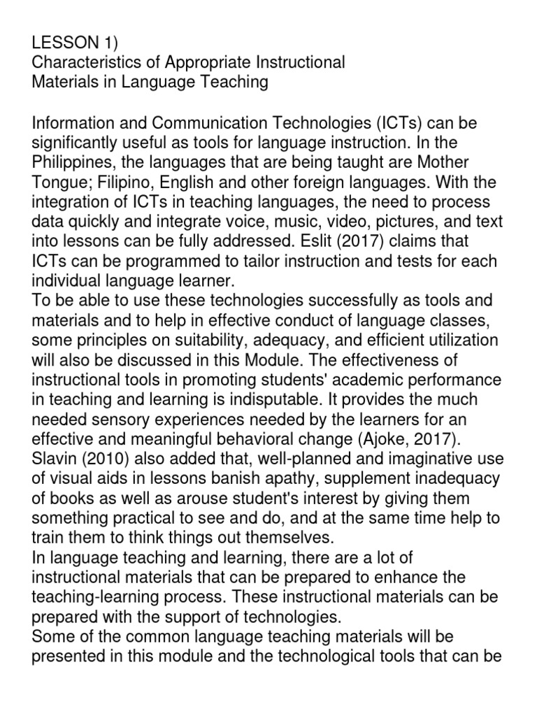 TTL2-reviewer | Download Free PDF | Language Education | Learning