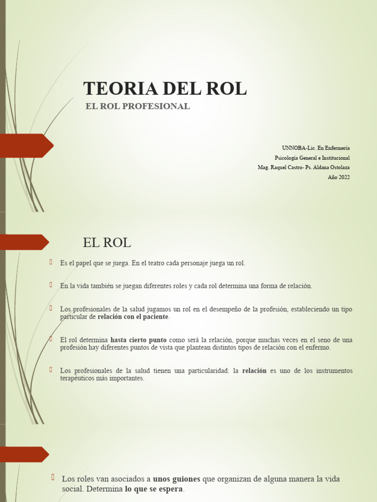 3rol y Rol Profesional (Copia en Conflicto de Aldana Ostolaza 2020-06 ...