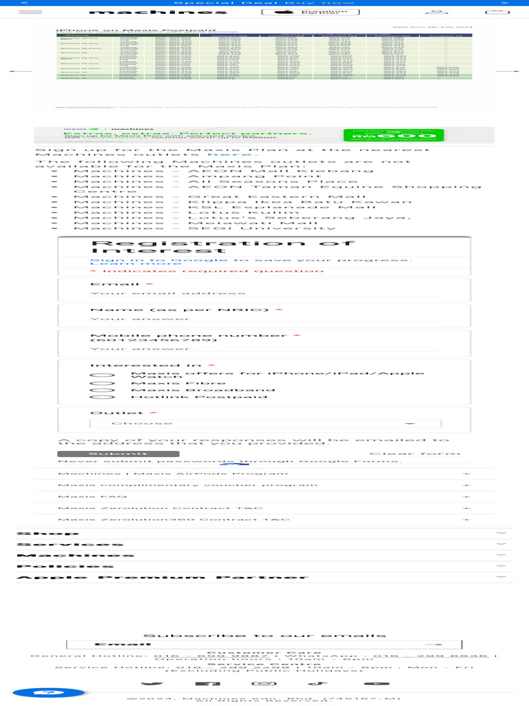Maxis Plan – Machines | Download Free PDF | Personal Digital Assistant | Mobile Computers