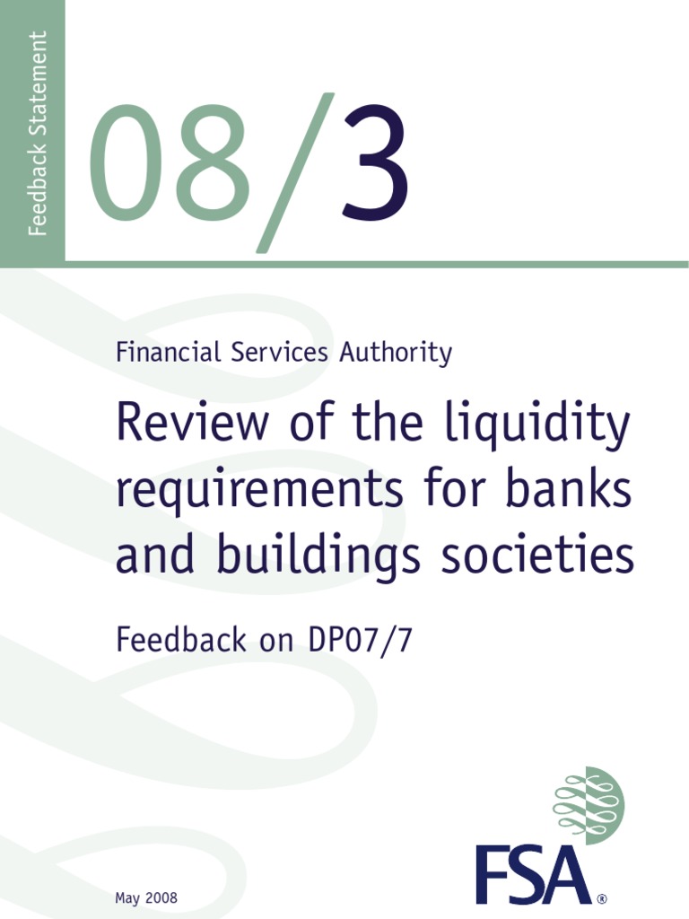 Fs08 - 03 - Review The Liquidity Requirement For The Bank | PDF | Market Liquidity | Financial ...