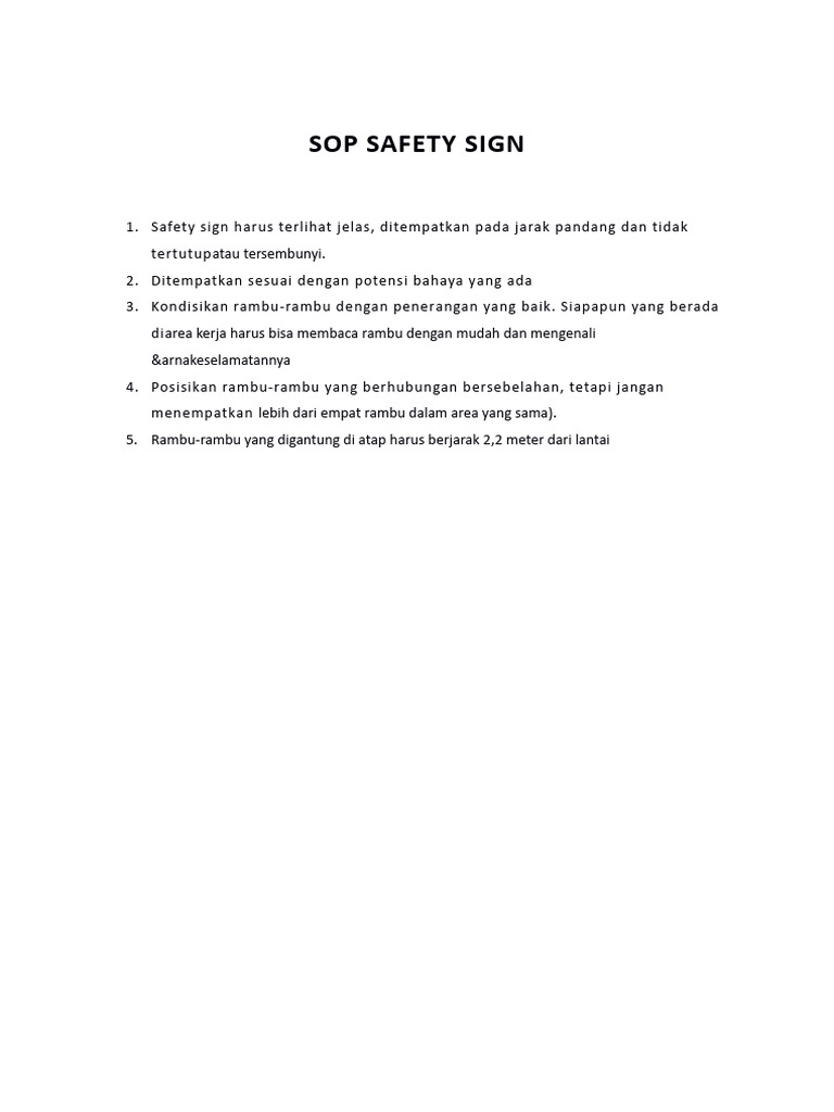 SOP contoh fogging | PDF