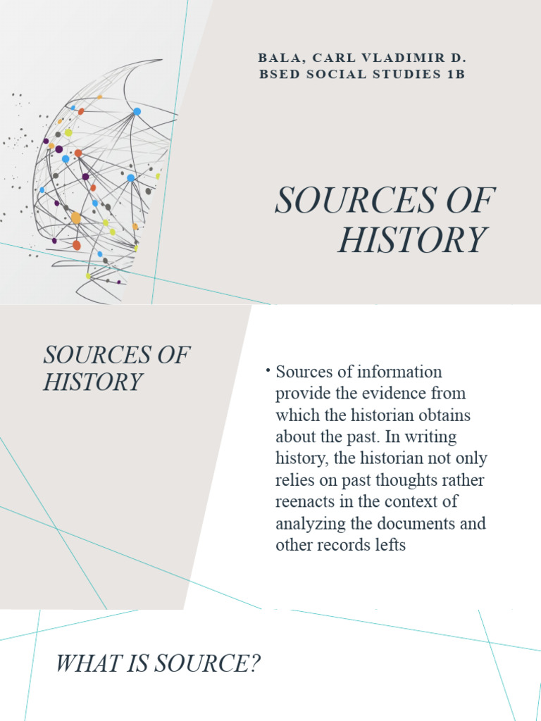 UNIT 1 - PART 2 - Sources of History 1 | PDF | Primary Sources ...