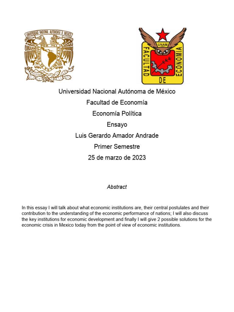 Ensayo IV | PDF | Institución | Business