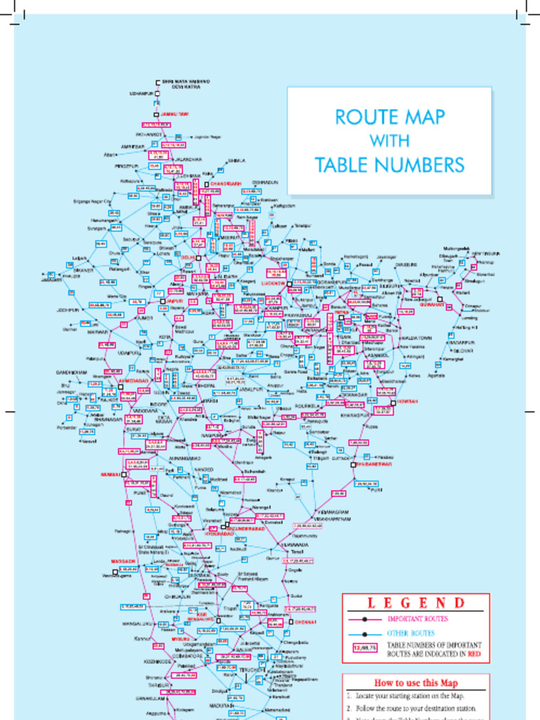 RouteMap Table Index | PDF