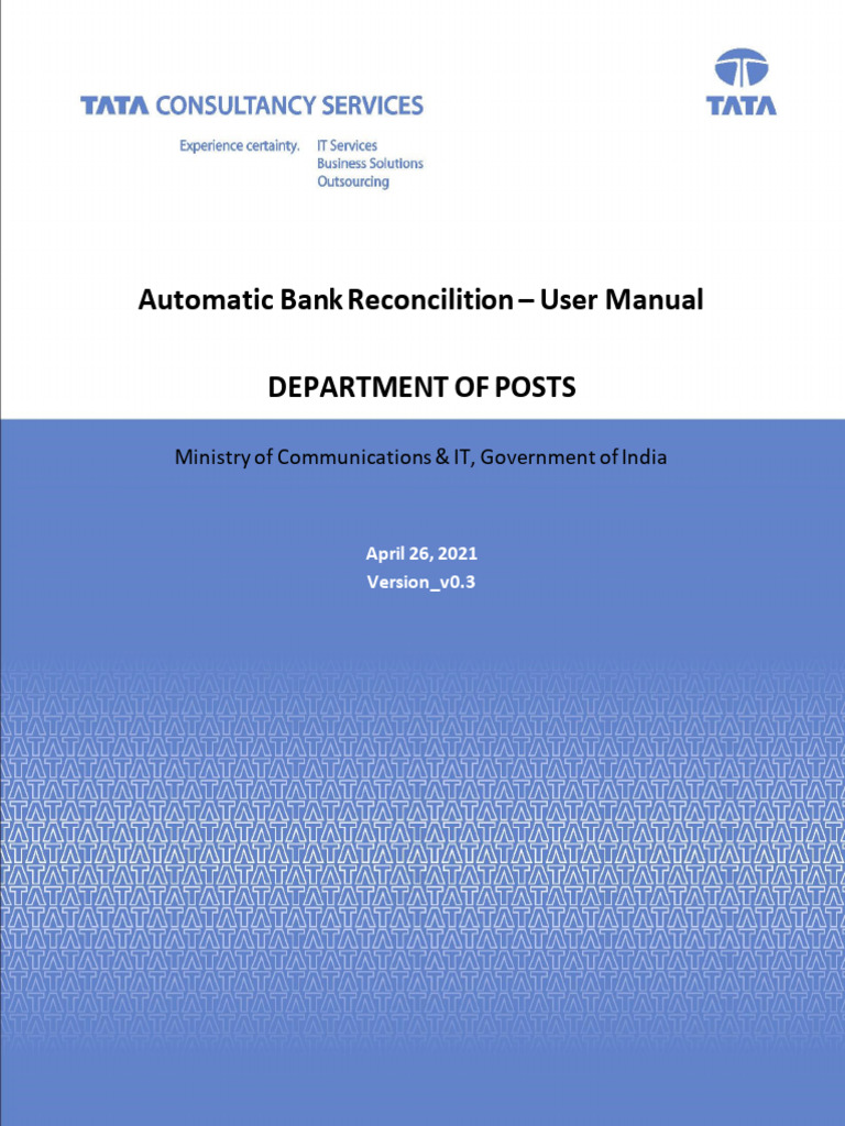 Bank Recon | PDF | Computer File | Computing