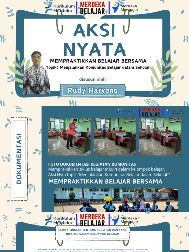 AKSI NYATA pAK RUDY | PDF | Karier & Perkembangan