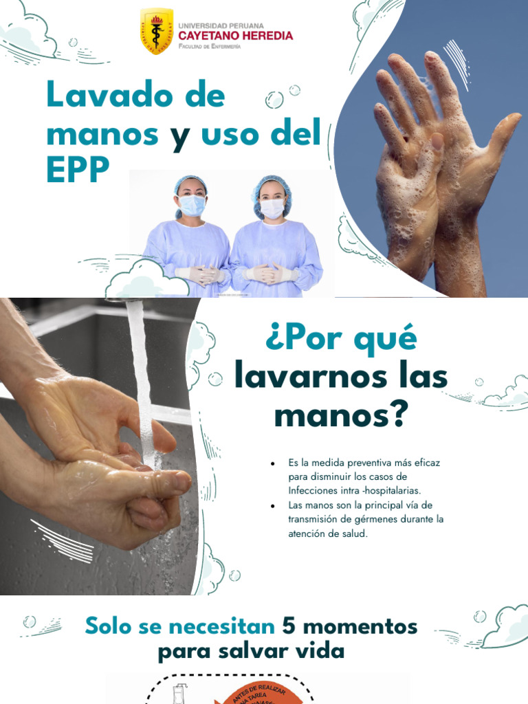 Lavado de Manos y Uso de Epp | PDF