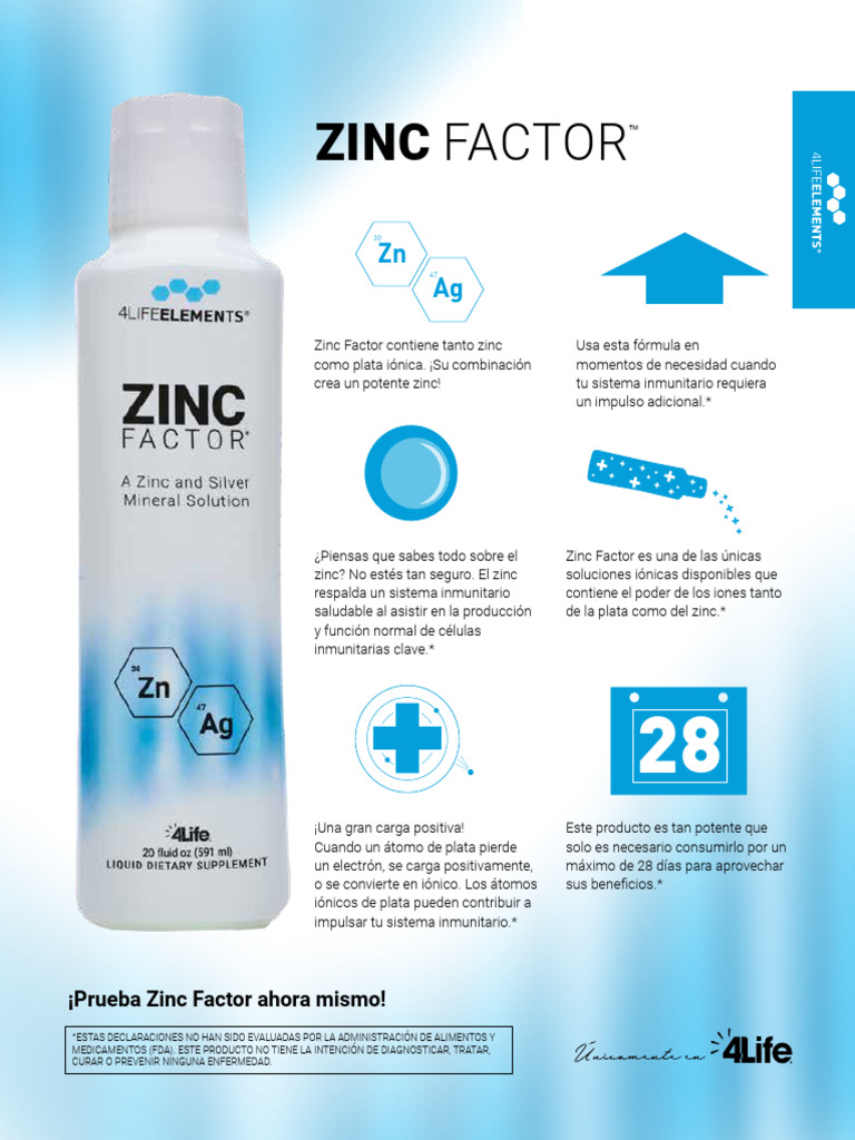 Infografia ZINC Factor | PDF