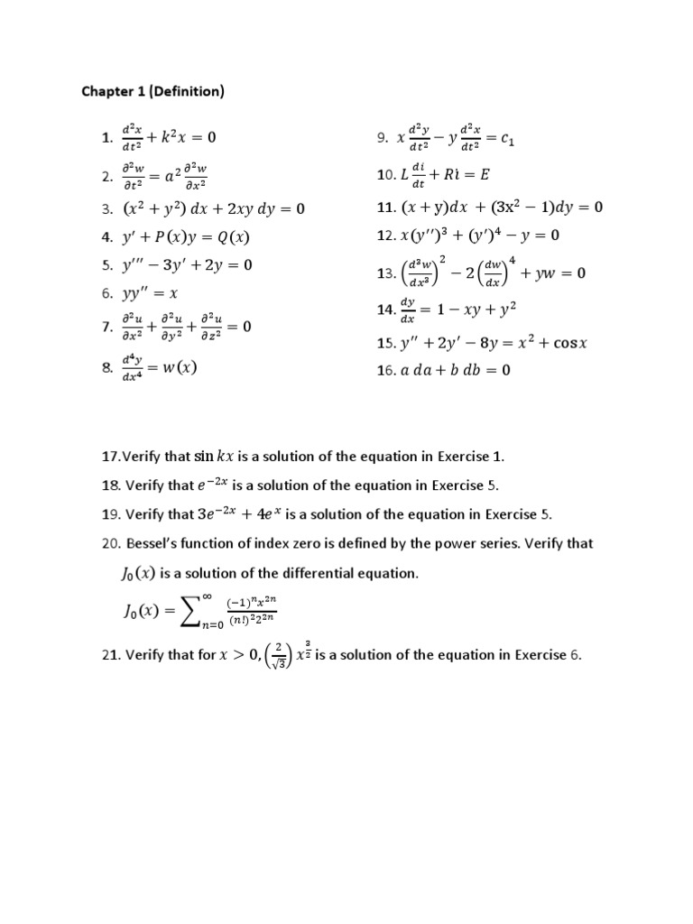 Differential Equation | PDF | Cartesian Coordinate System | Line (Geometry)