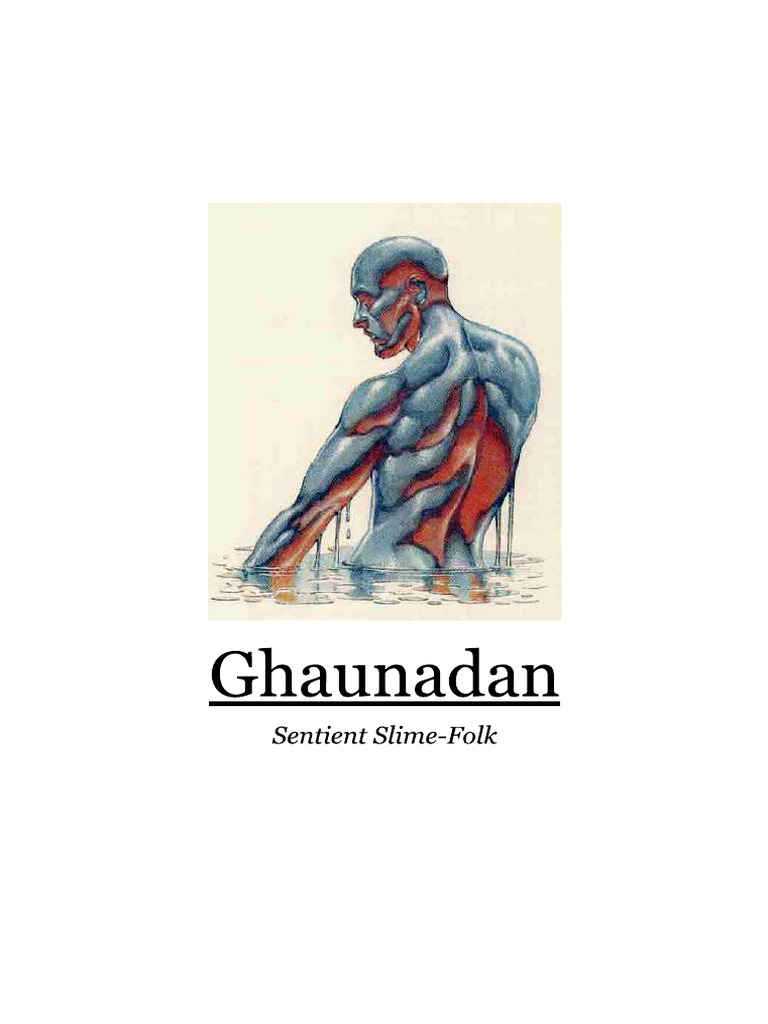 Ghaunadan (Humanoid Ooze) | PDF