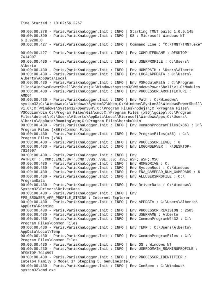 log | PDF | Software | Computer Architecture