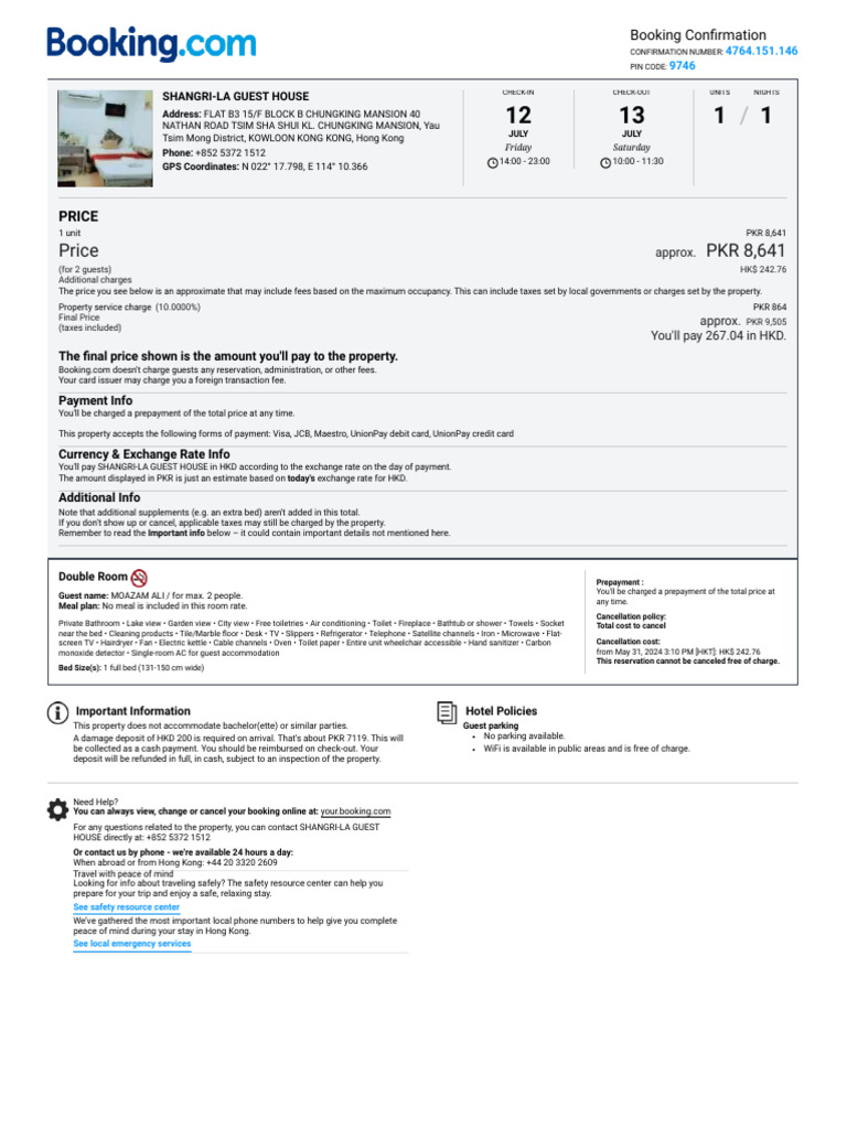 Moazam Hotel | PDF | Debit Card | Service Industries