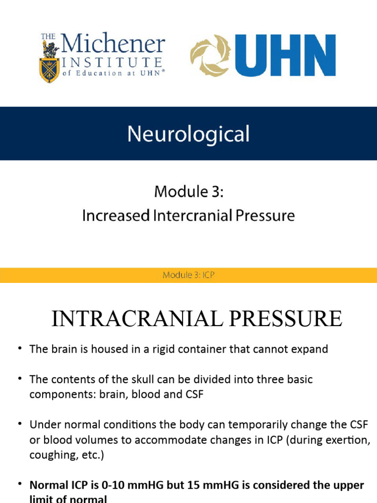 4.3 Neuro - ICP (Student) | PDF | Physiology | Cardiovascular System