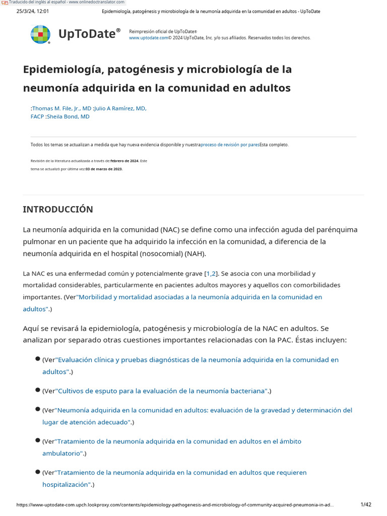 Epidemiology, pathogenesis, and microbiology of community-acquired ...