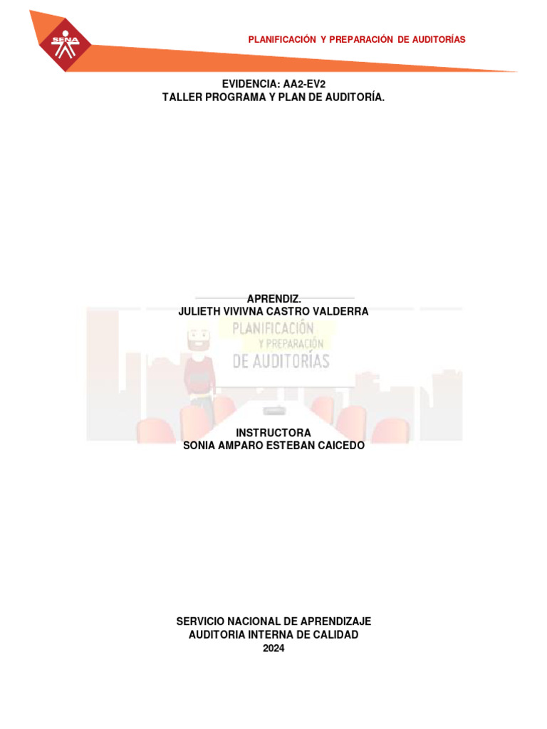 Programa_y_Plan_de_Auditoria | PDF | Auditoría | Planificación