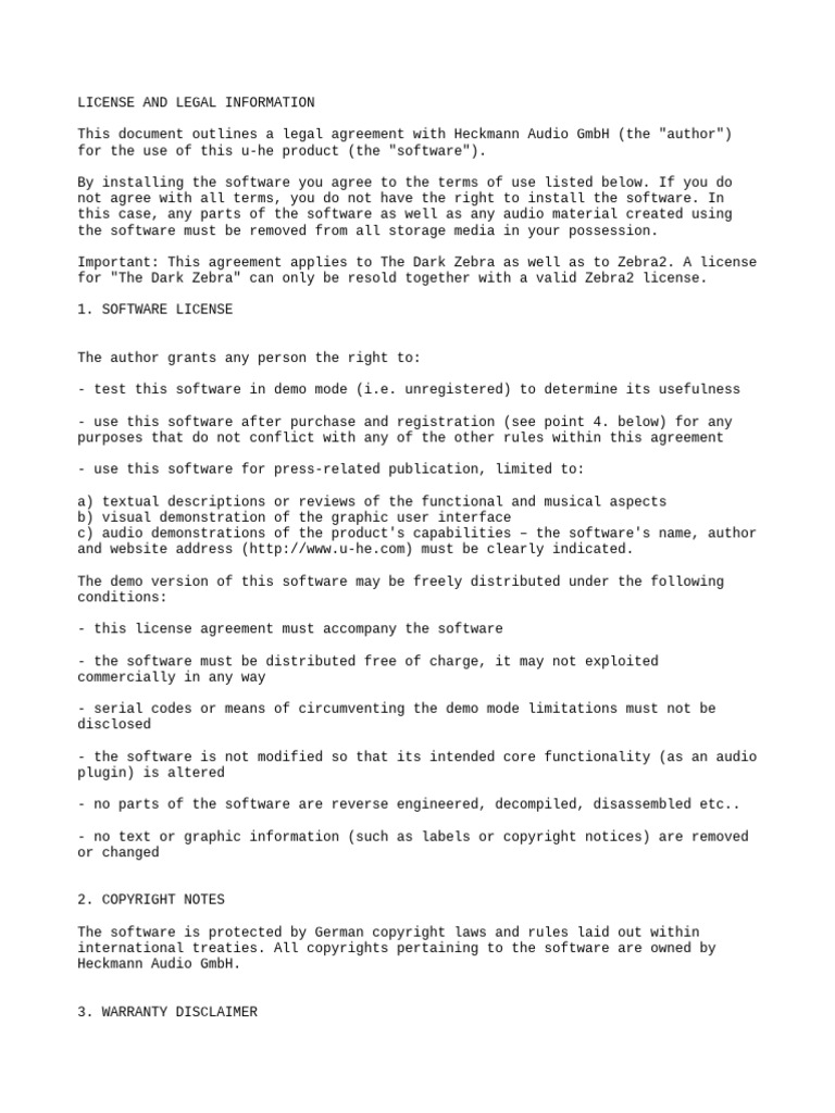 License Pdf Software Copyright