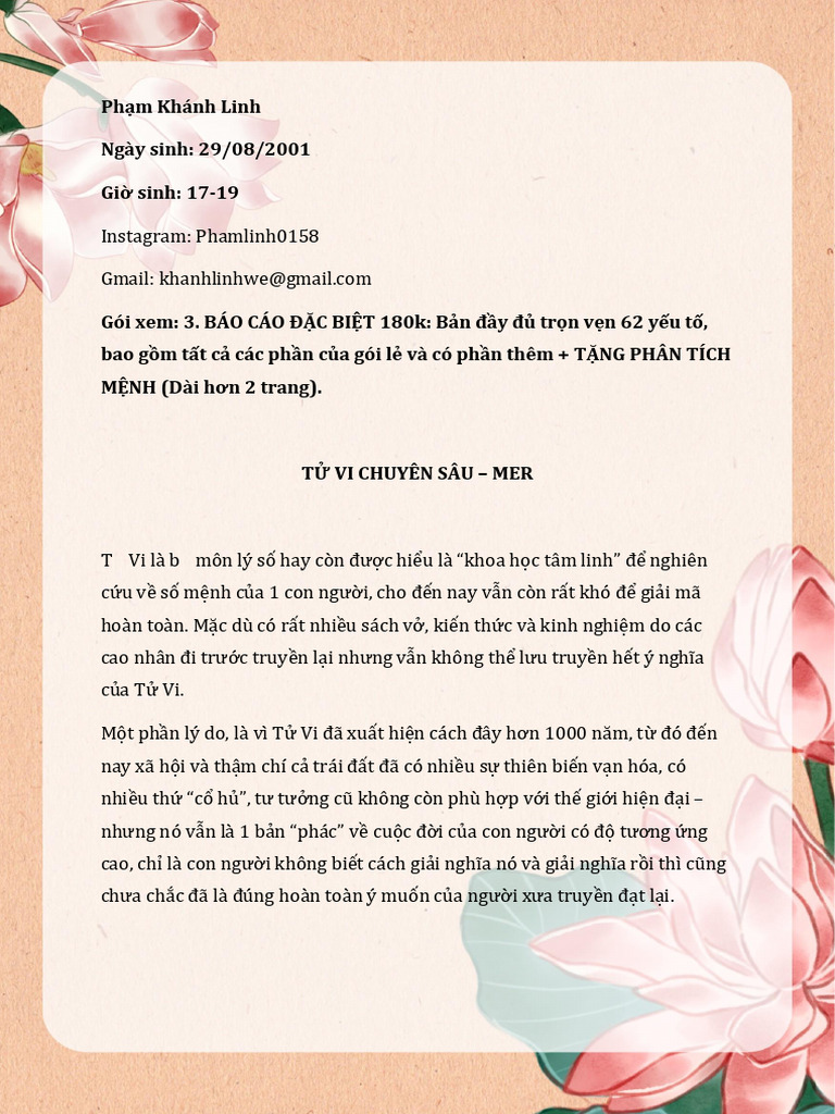 PH M Khánh Linh | PDF