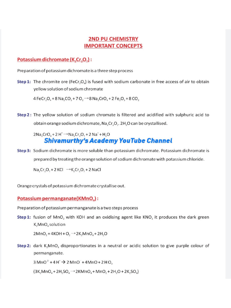 2nd puc chemistry (1) | PDF