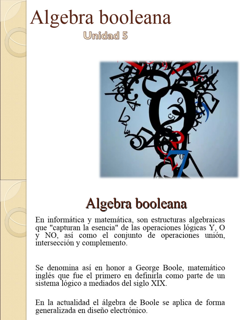 U4 Algebra Booleana | Descargar gratis PDF | Álgebra de Boole ...