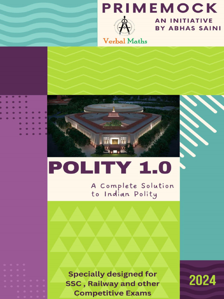 POLITY 1.0 by Abhas Saini | PDF | Government | Governance