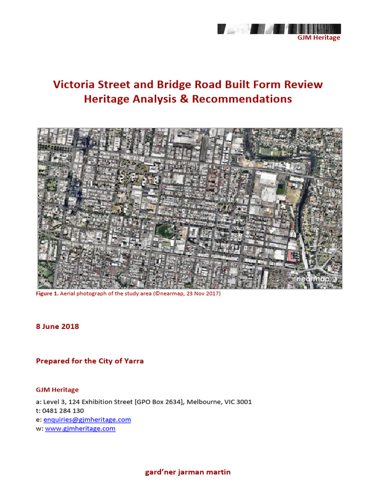 Bridge and Victoria Built Form Review Heritage Analysis and ...