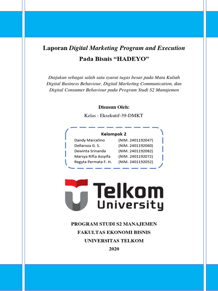 Contoh Laporan Digital Marketing Program - 2 | PDF