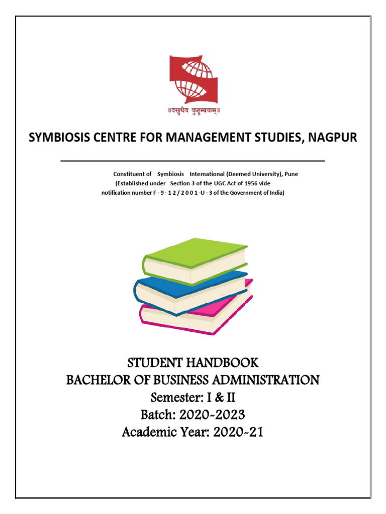 Student Handbook 2020-23 - FYBBA | PDF | Demand | Supply (Economics)