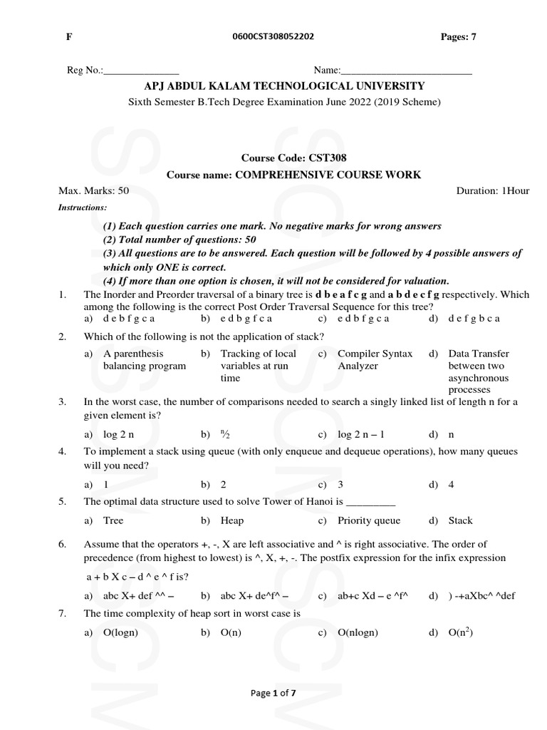 CCW CST308 | PDF | Cpu Cache | Computing