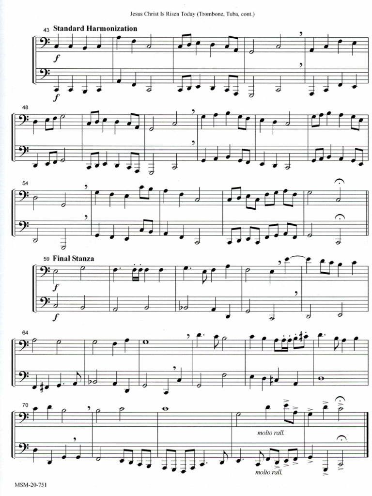 2b. OPENING HYMN - Easter Hymn Parts 07 | PDF