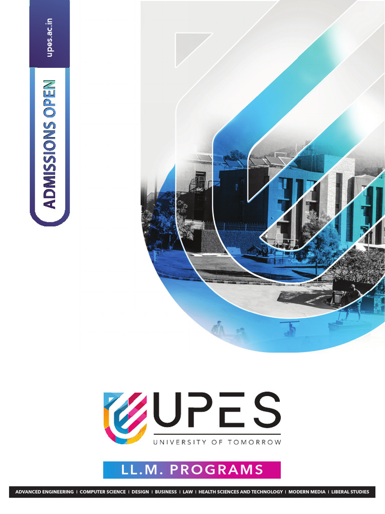 UPES_LAW_LL.M_Program_Booklet_2023 | PDF | Loans | Fee