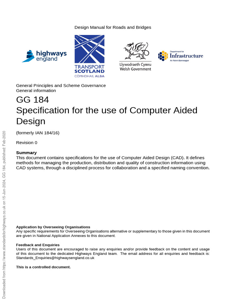GG 184 Specification For The Use of Computer Aided Design-Web | PDF ...