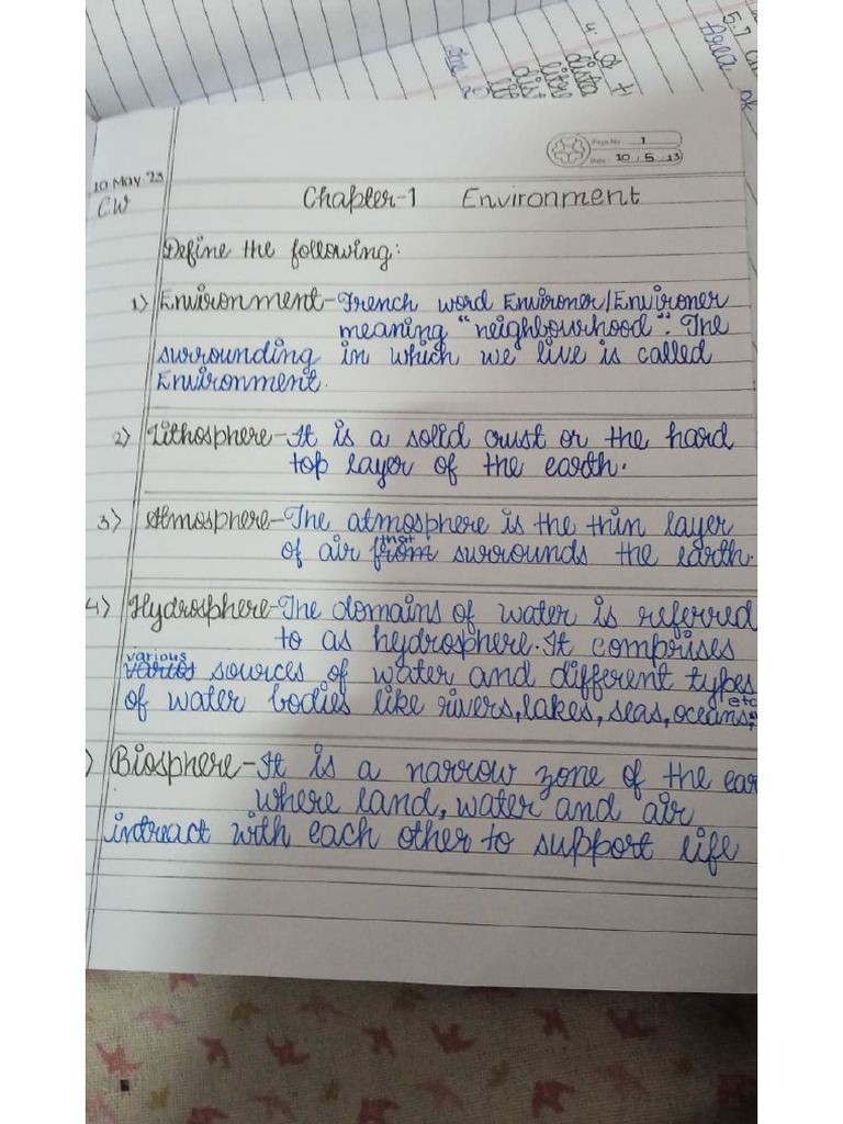 Geography Class 7th Environment | PDF
