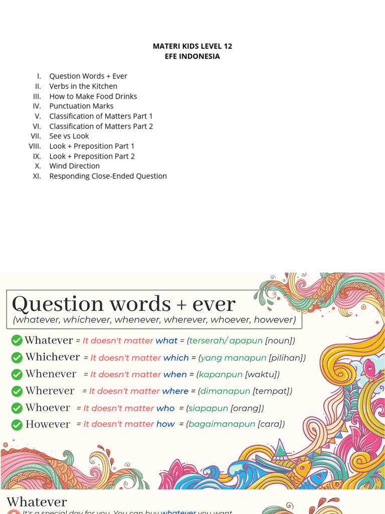 Materi Level 12 For Kids | PDF | Punctuation | Bracket