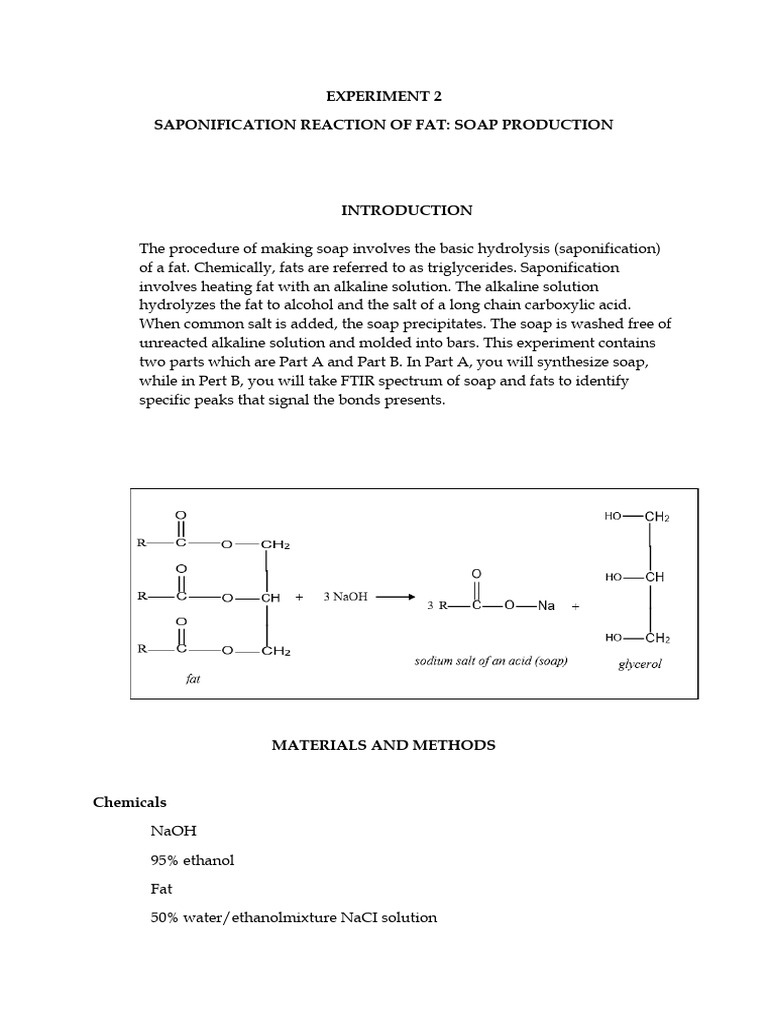 LAB REPORT 2 - INTRO, PROCEDURE & REFERENCES | PDF | Sodium Hydroxide | Physical Chemistry