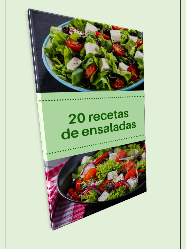 20 Ensaladas | PDF | ensalada | Vinagreta