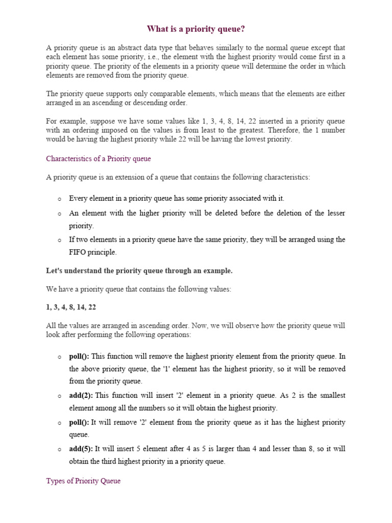M.Tech JNTUK ADS UNIT-4 | PDF | Queue (Abstract Data Type) | Computer Programming