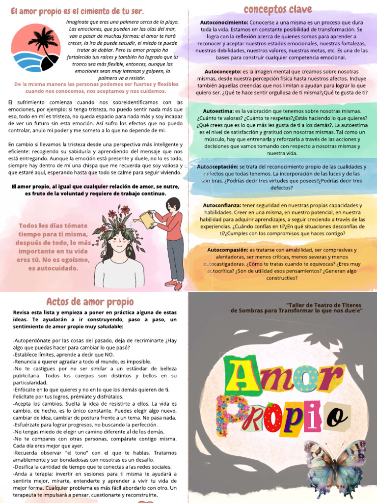 Folleto Autoestima Version Carta | PDF