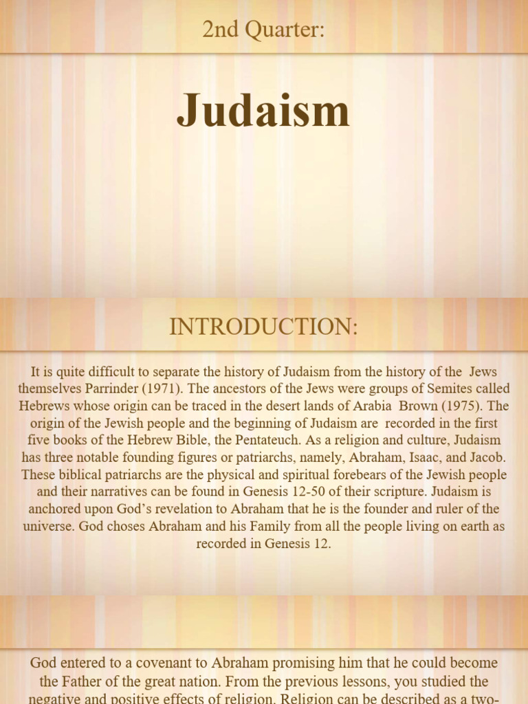 JUDAISM | PDF | Religion & Spirituality