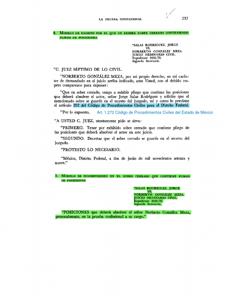 Prueba Confesional - Prueba Testimonial | PDF | Matrimonio | Divorcio