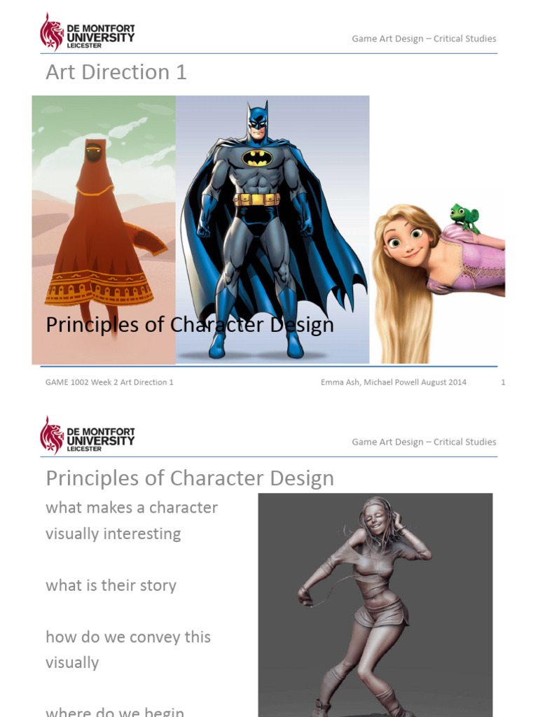 Game Art Art Direction Principles of Character Design PDF Free | PDF
